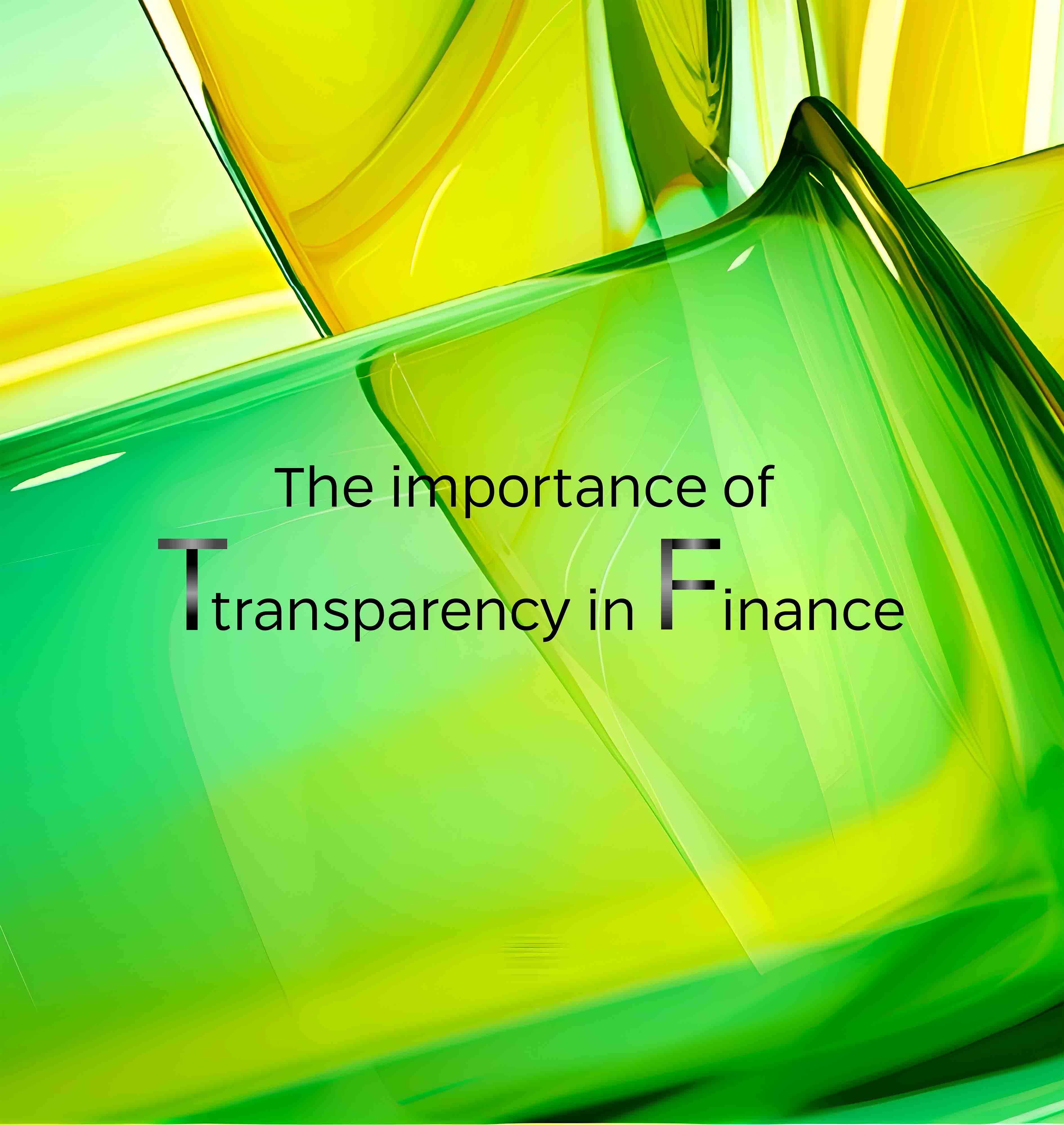 The importance of financial transparency: Guiding principles for modern ...